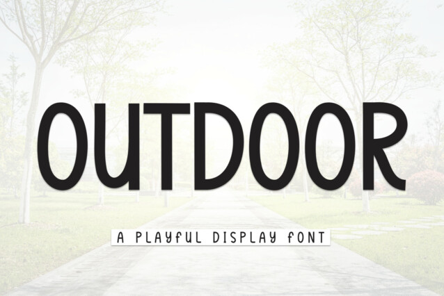 Outdoor Display Font - Download Free Font
