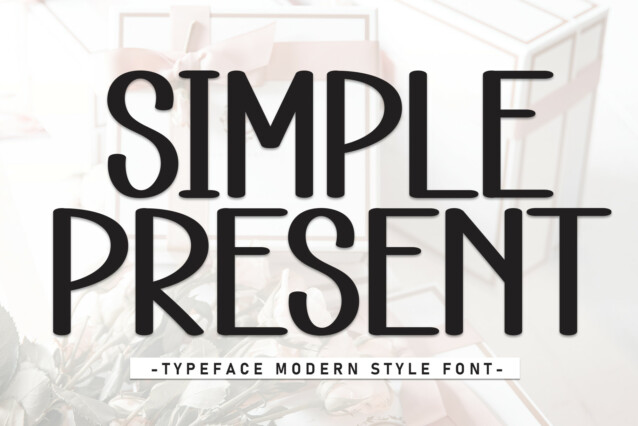 Simple Present Display Font - Download Free Font