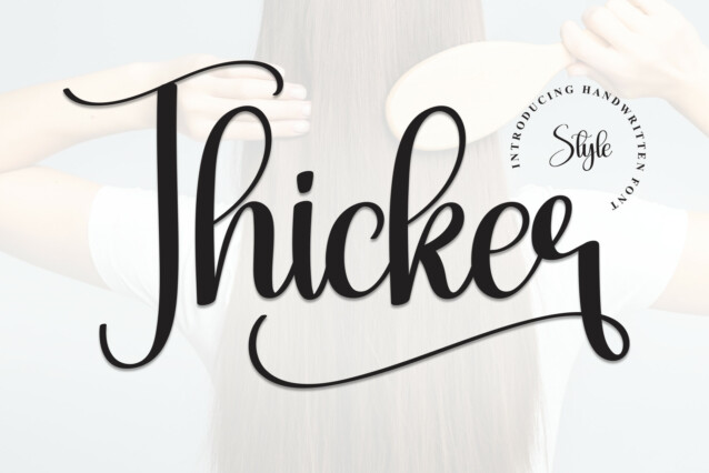Thicker Script Font - Download Free Font