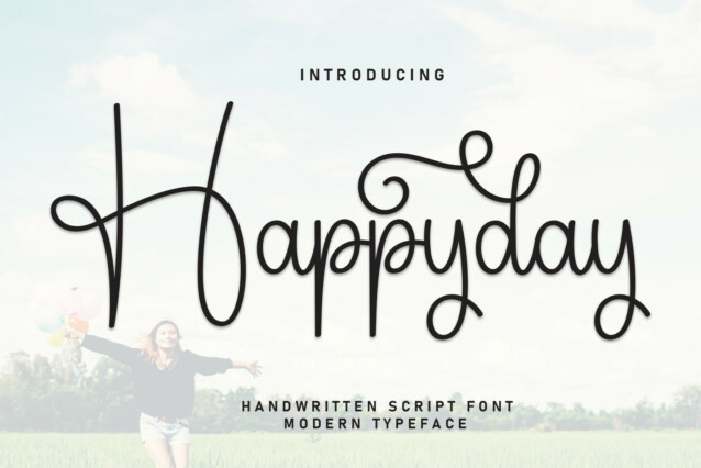 Happyday Script Font - Download Free Font