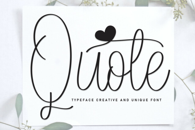Quote Script Font - Download Free Font