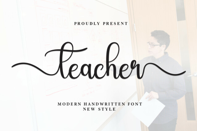 Teacher Script Font - Download Free Font