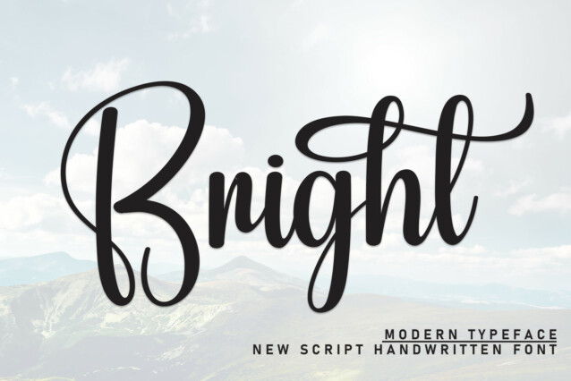 Bright Script Typeface - Download Free Font