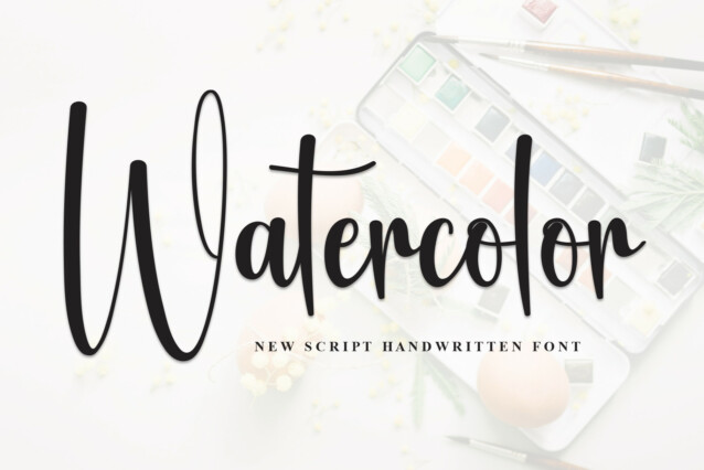 Watercolor Script Font - Download Free Font