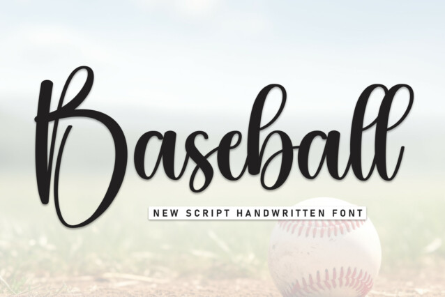 Baseball Script Typeface - Download Free Font