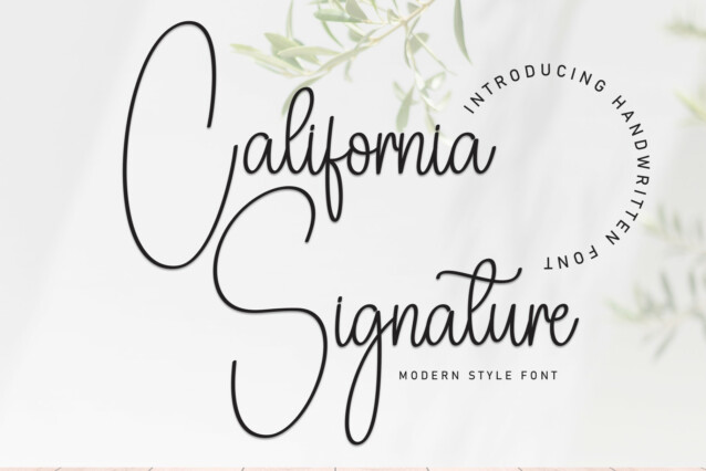 California Signature Script Font - Download Free Font