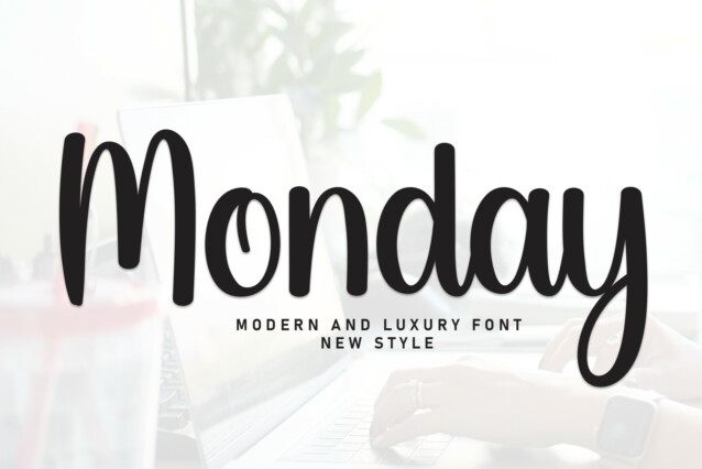 Monday Display Font - Download Free Font