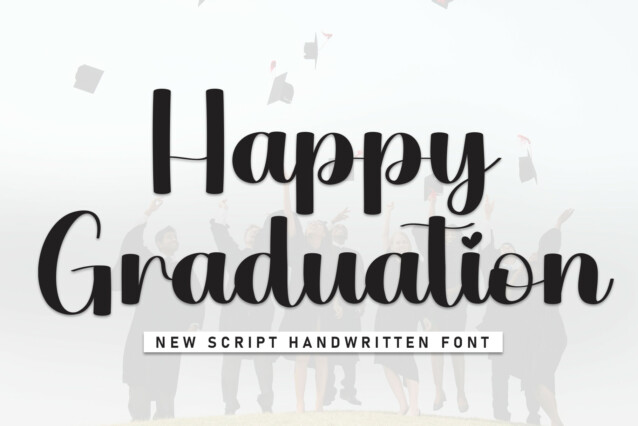 Happy Graduation Script Font - Download Free Font
