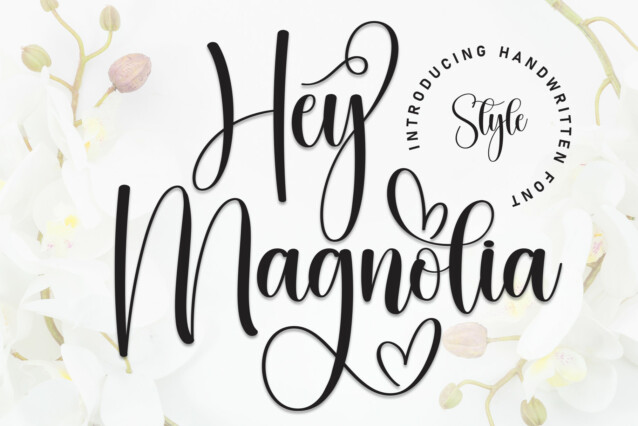 Hey Magnolia Calligraphy Font - Download Free Font