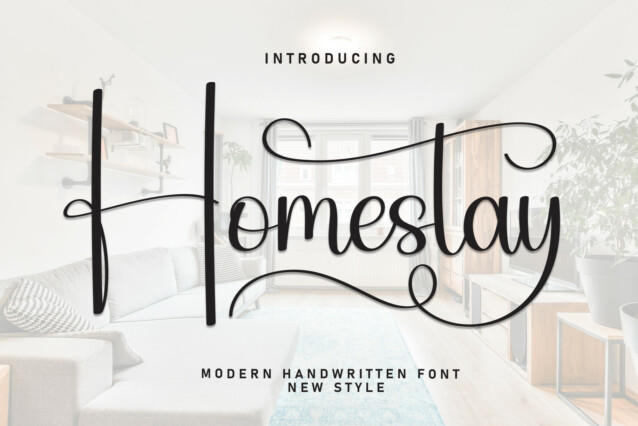 Homestay Script Font - Download Free Font