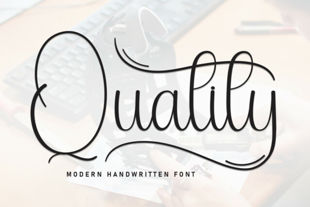 Quality Script Font - Download Free Font