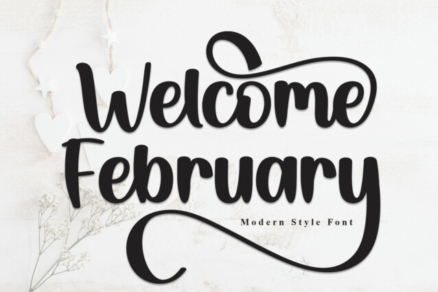 Welcome February Script Font - Download Free Font