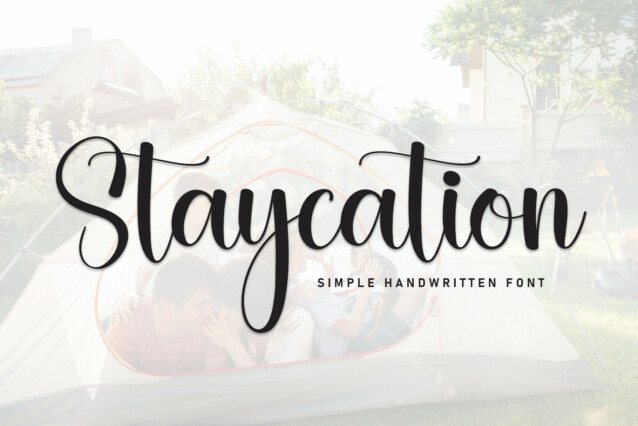 Staycation Script Font - Download Free Font