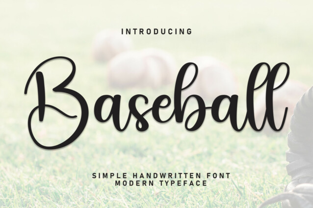 Baseball Script Font - Download Free Font