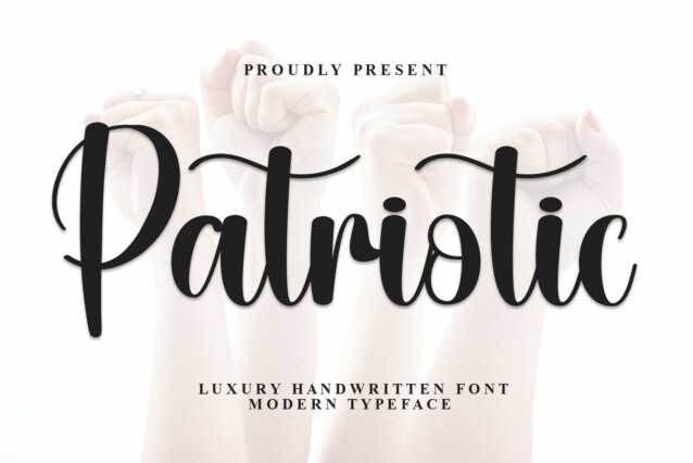 Patriotic Script Font - Download Free Font