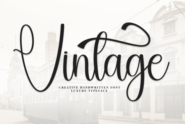 Vintage Calligraphy Font - Download Free Font