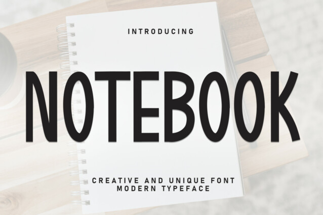 Notebook Display Font - Download Free Font
