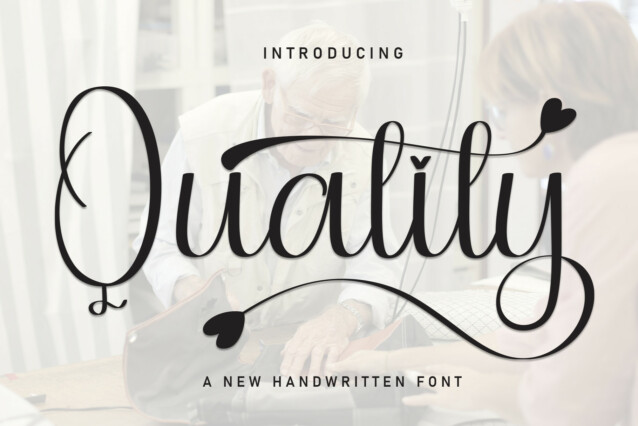 Quality Script Font - Download Free Font