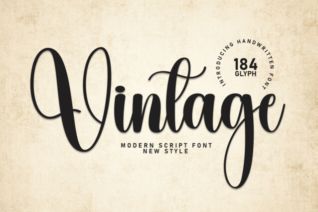 Vintage Handwritten Typeface - Download Free Font