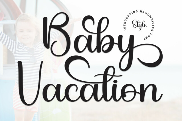 Baby Vacation Script Font - Download Free Font