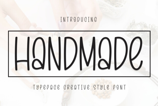 Handmade Display Typeface - Download Free Font