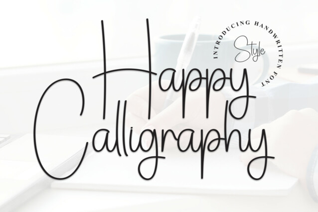 Happy Calligraphy Font - Download Free Font