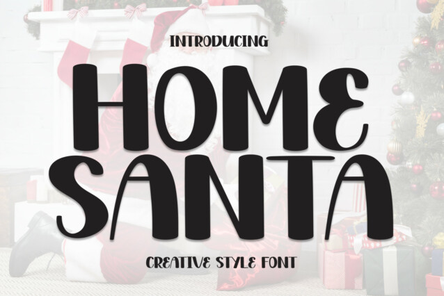 Home Santa Display Font - Download Free Font