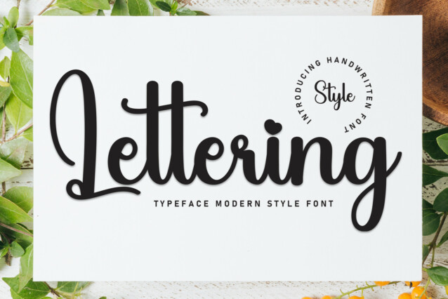 Lettering Script Font - Download Free Font