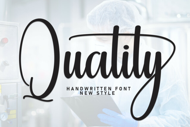 Quality Script Font - Download Free Font