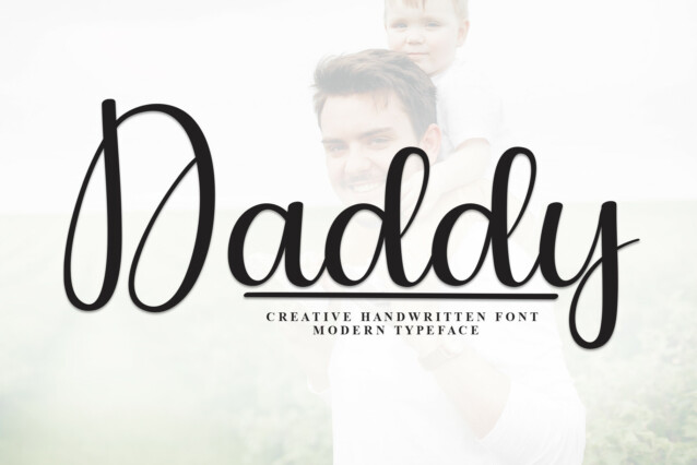 Daddy Script Typeface - Download Free Font