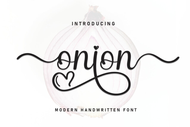 Onion Script Font - Download Free Font