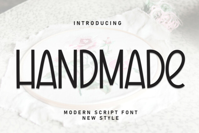 Handmade Display Typeface - Download Free Font