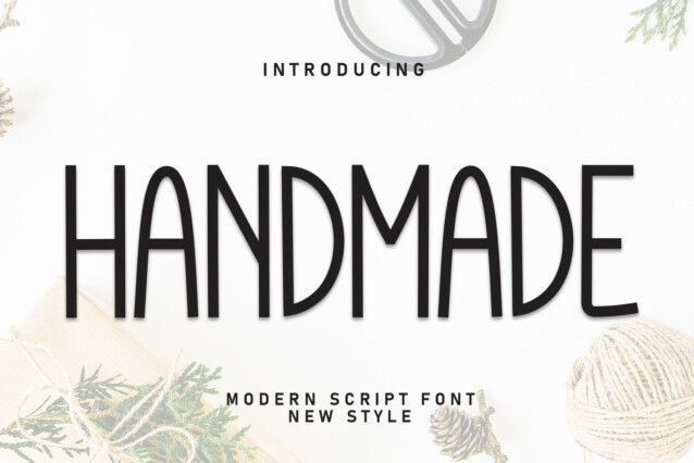 Handmade Display Typeface - Download Free Font