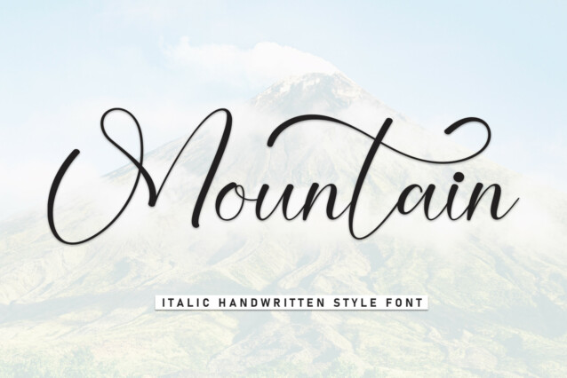 Mountain Script Font - Download Free Font
