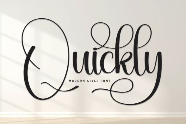 Quickly Script Font - Download Free Font