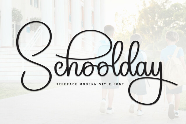 Schoolday Script Font - Download Free Font