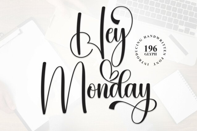 Hey Monday Script Font - Download Free Font