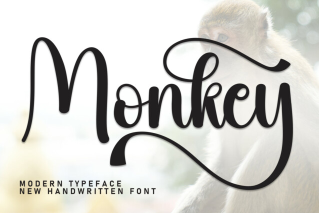 Monkey Script Font - Download Free Font
