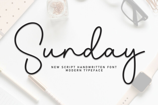 Sunday Script Typeface - Download Free Font