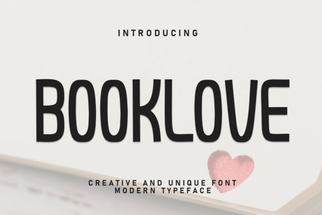 Booklove Display Font - Befonts