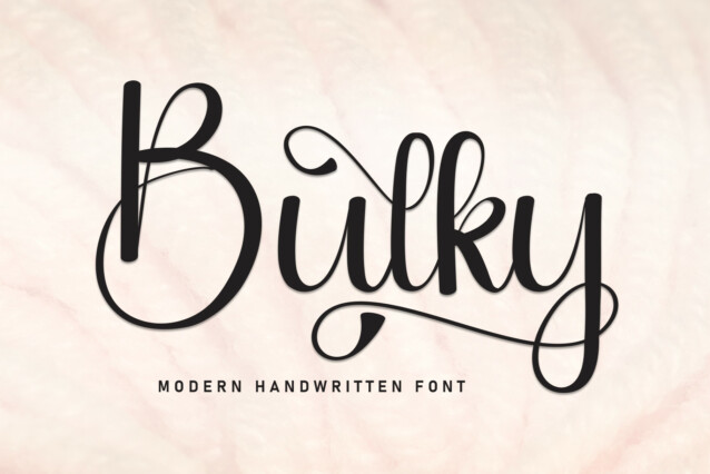 Bulky Script Font - Download Free Font