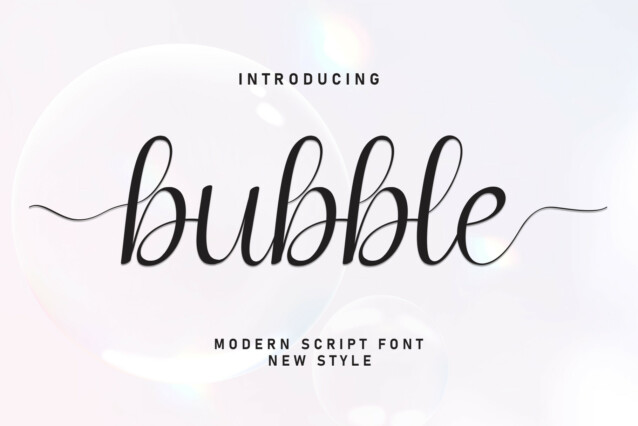 Bubble Script Font - Download Free Font