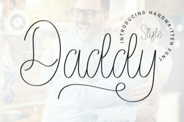 Daddy Handwritten Typeface - Download Free Font