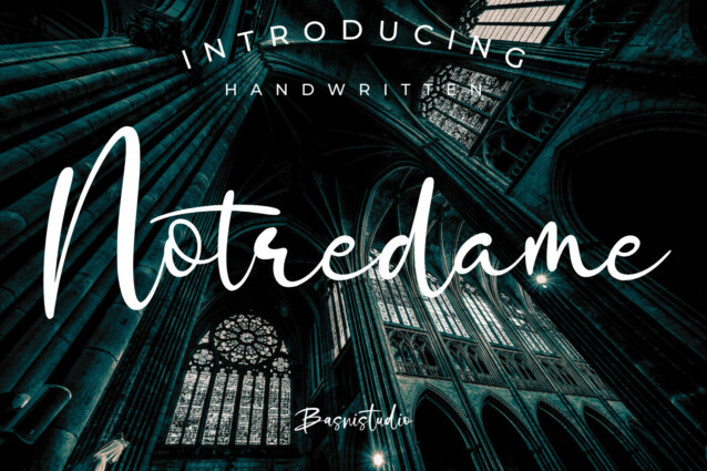 Notredame Handwritten Font - Download Free Font