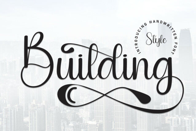Building Script Font - Download Free Font