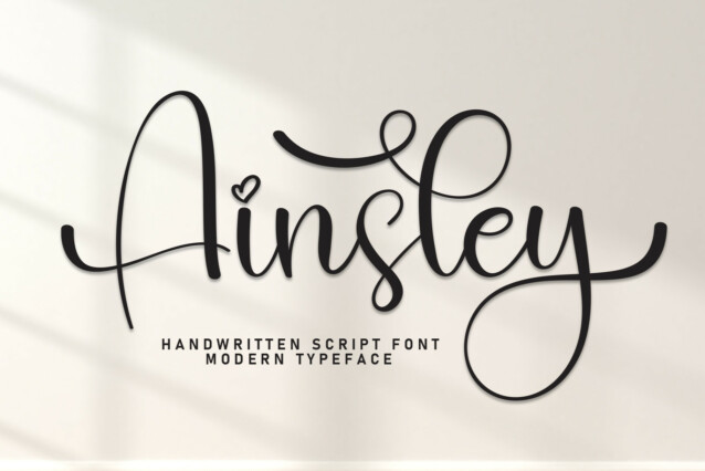 Ainsley Calligraphy Font - Download Free Font