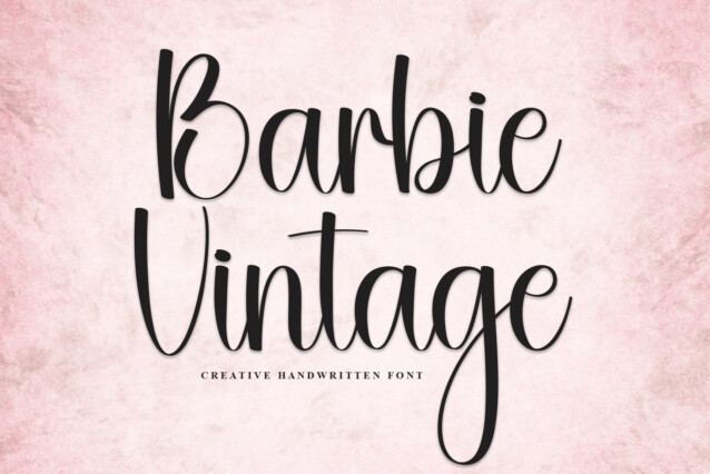 Barbie Vintage Script Font - Befonts