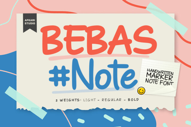 Bebas Note Font - Download Free Font