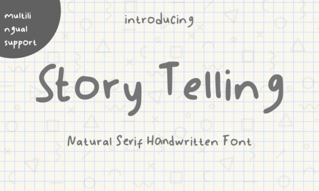 Story Telling Display Font - Download Free Font