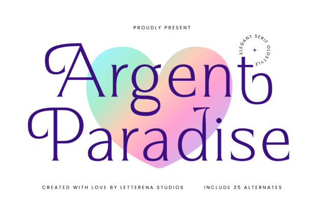 Argent Paradise Font - Download Free Font